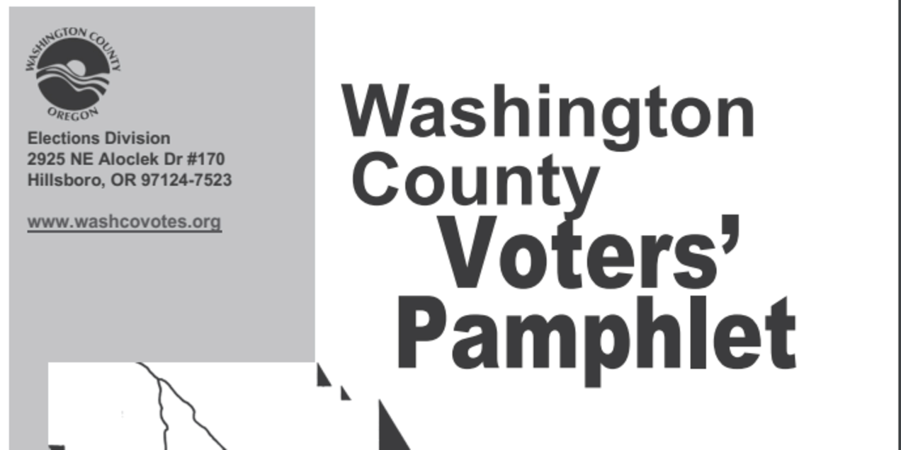 Current Voters' Pamphlet | Washington County, OR