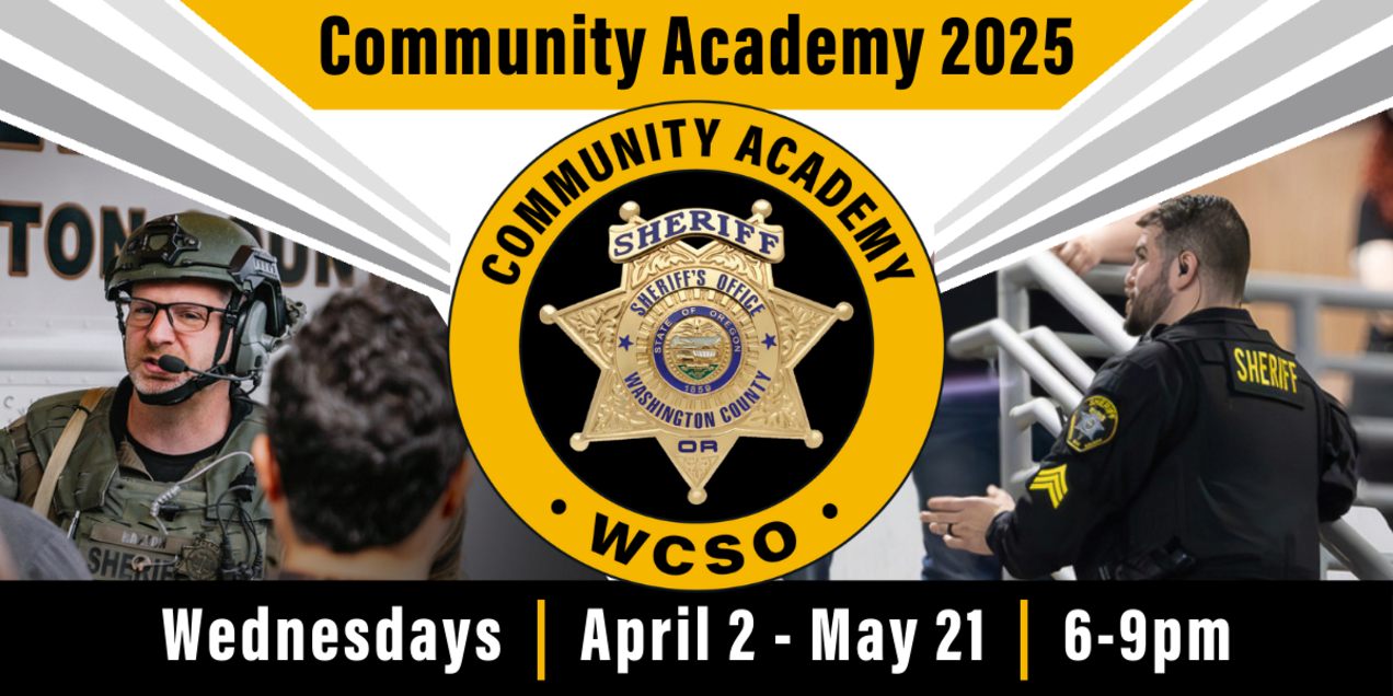 WCSO Community Academy 2025 | Washington County, OR