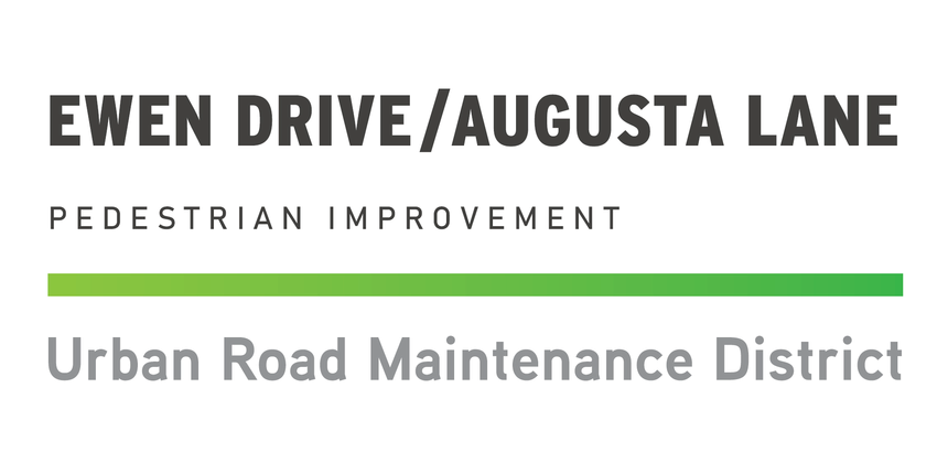 Ewen Drive and Augusta Lane (FY 2022-24 Pedestrian & Biking Improvement ...