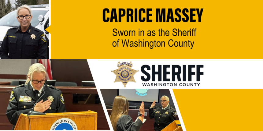 Caprice Massey is Sworn in as the Sheriff of Washington County ...