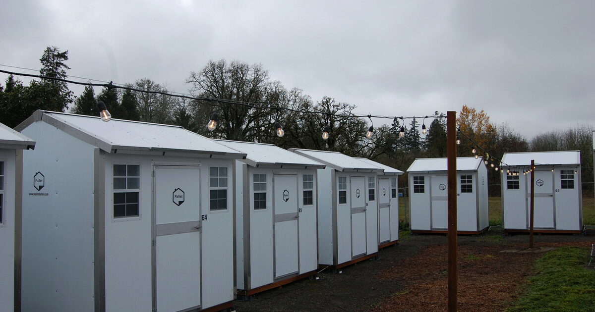 Safe Rest Pods on SW 17th Avenue Reopens in Hillsboro | Washington ...