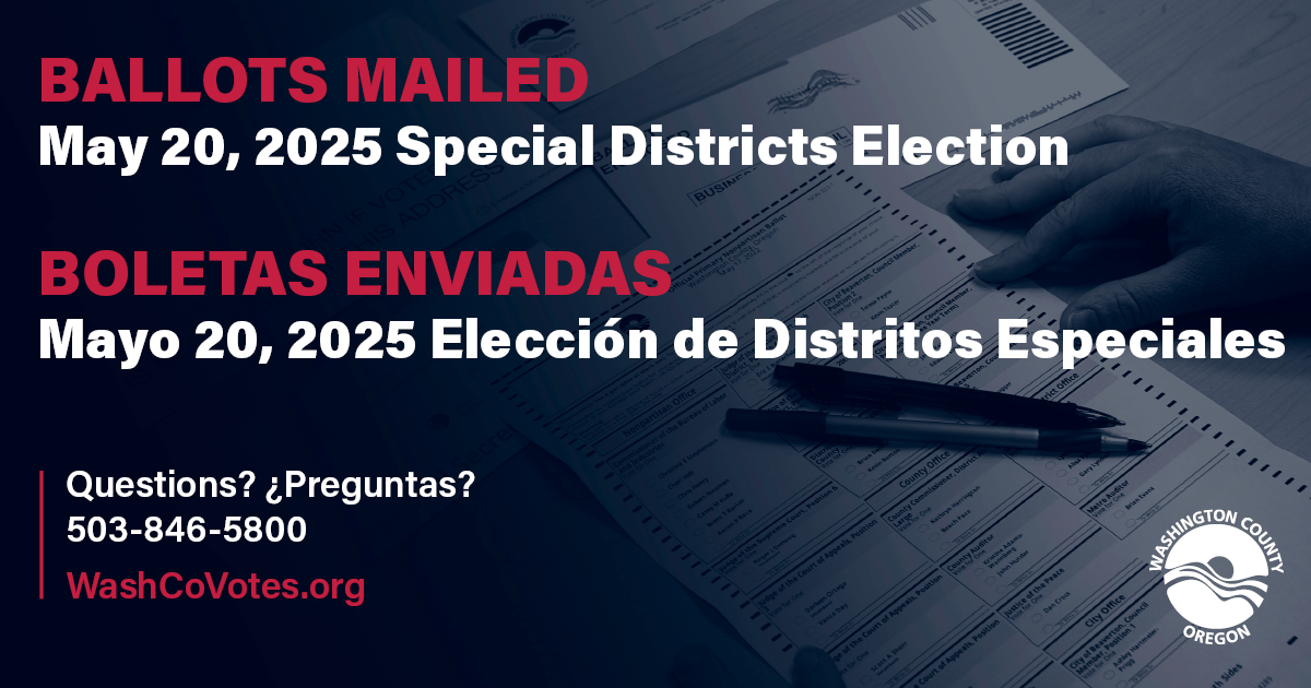 Washington County Elections begins mailing ballots to over 400,000 ...