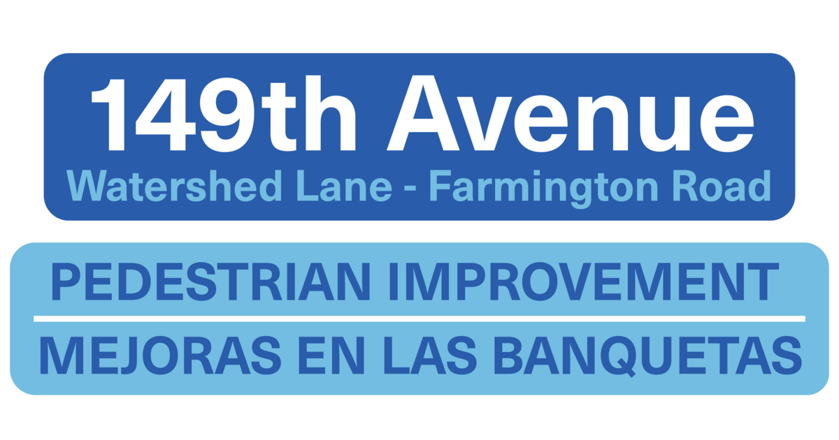149th Avenue (Watershed Lane to Farmington Road) | Washington County, OR
